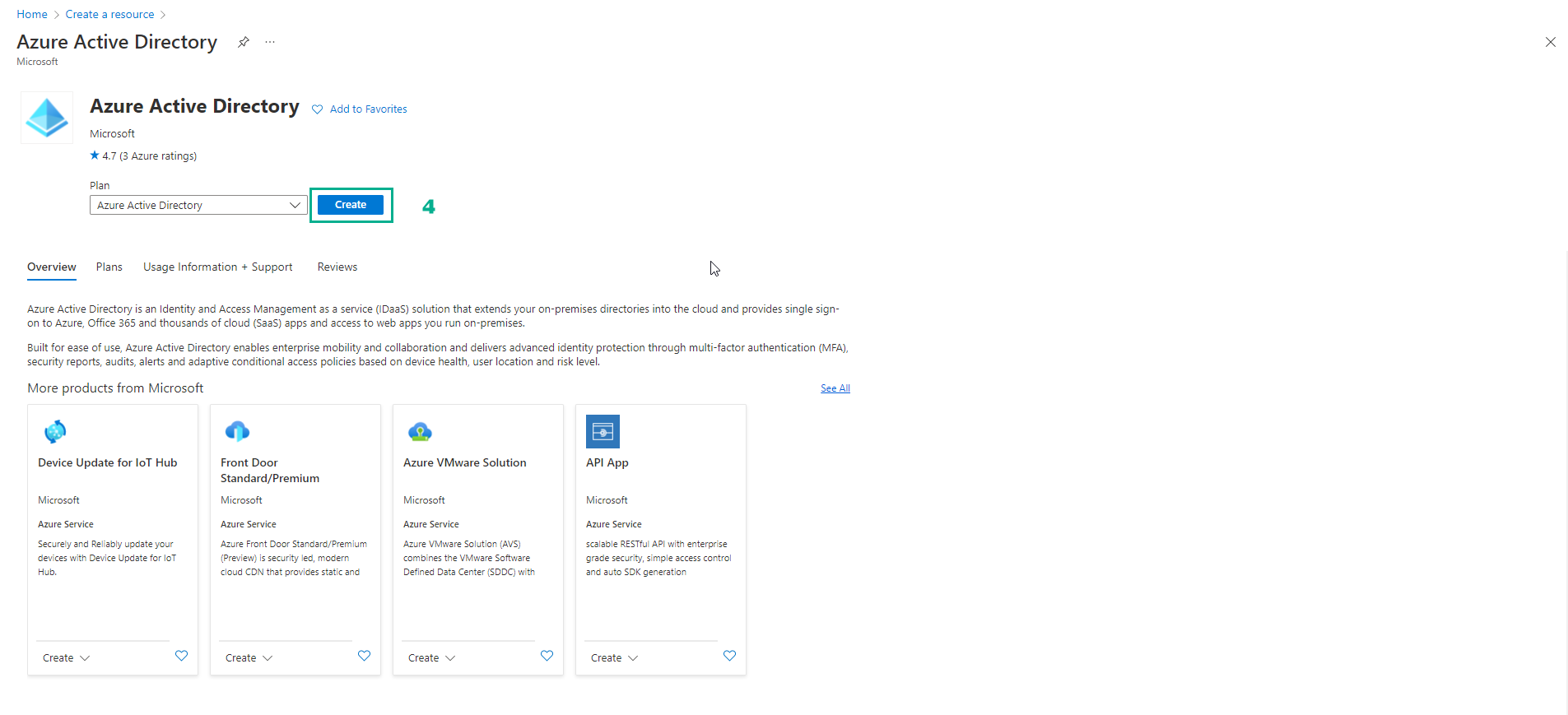Initialize Azure Active Directory :: AWS IAM FEDERATION FROM MICROSOFT AZURE ACTIVE DIRECTORY